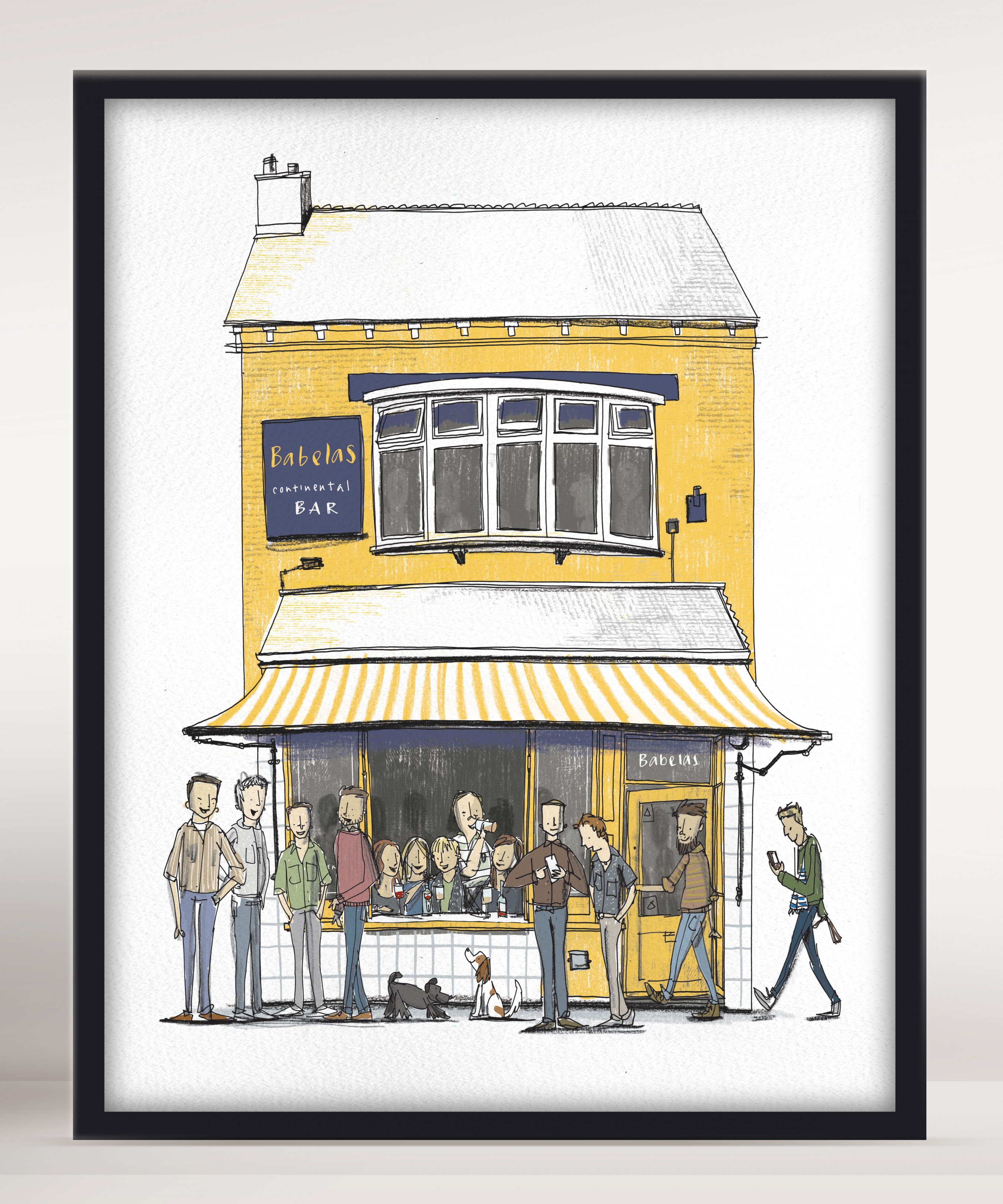 To All Our Friends - Simon Farrow Illustration - Commissions, Book ...